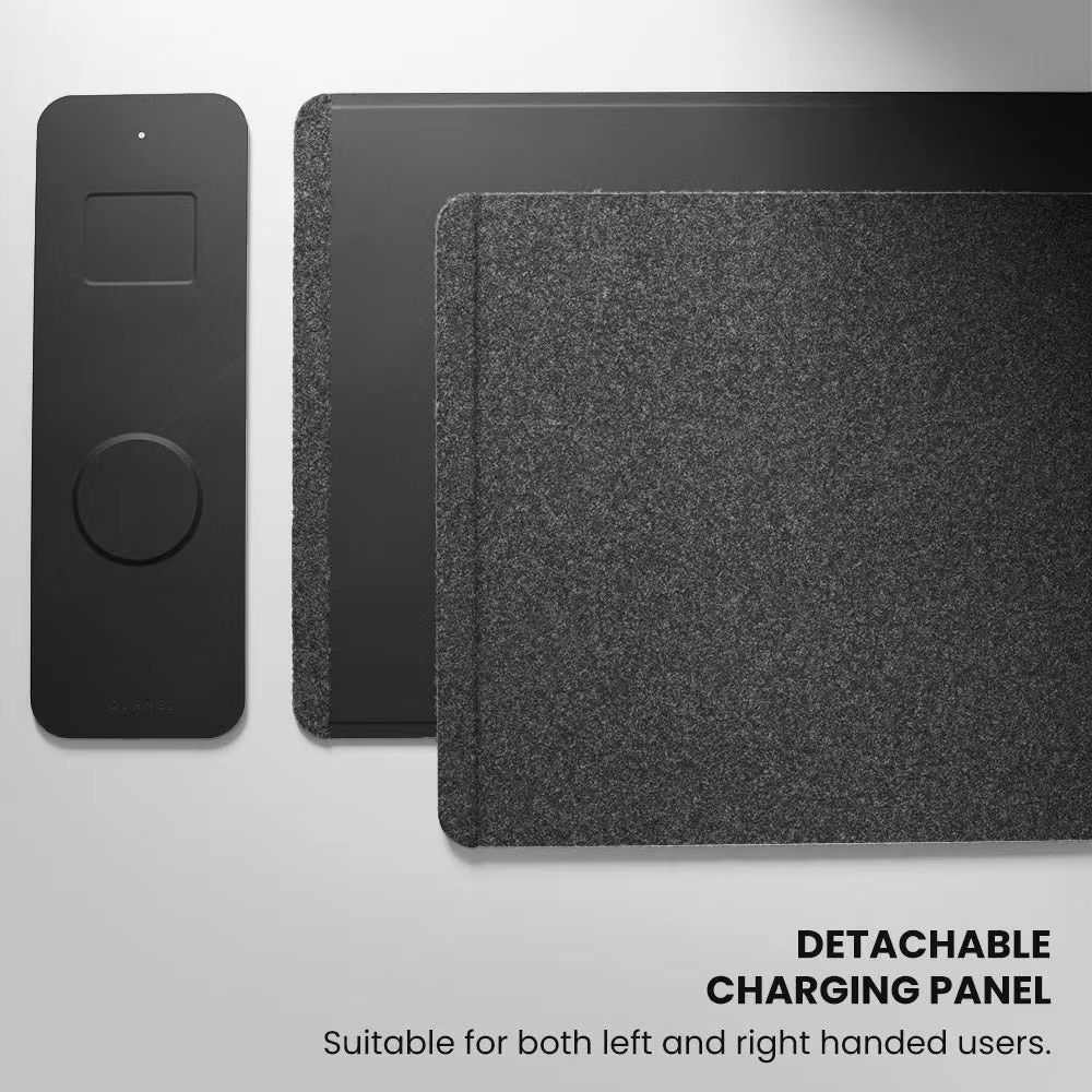 Best Non slip felt leather Wireless charging desk mat magnetic ...