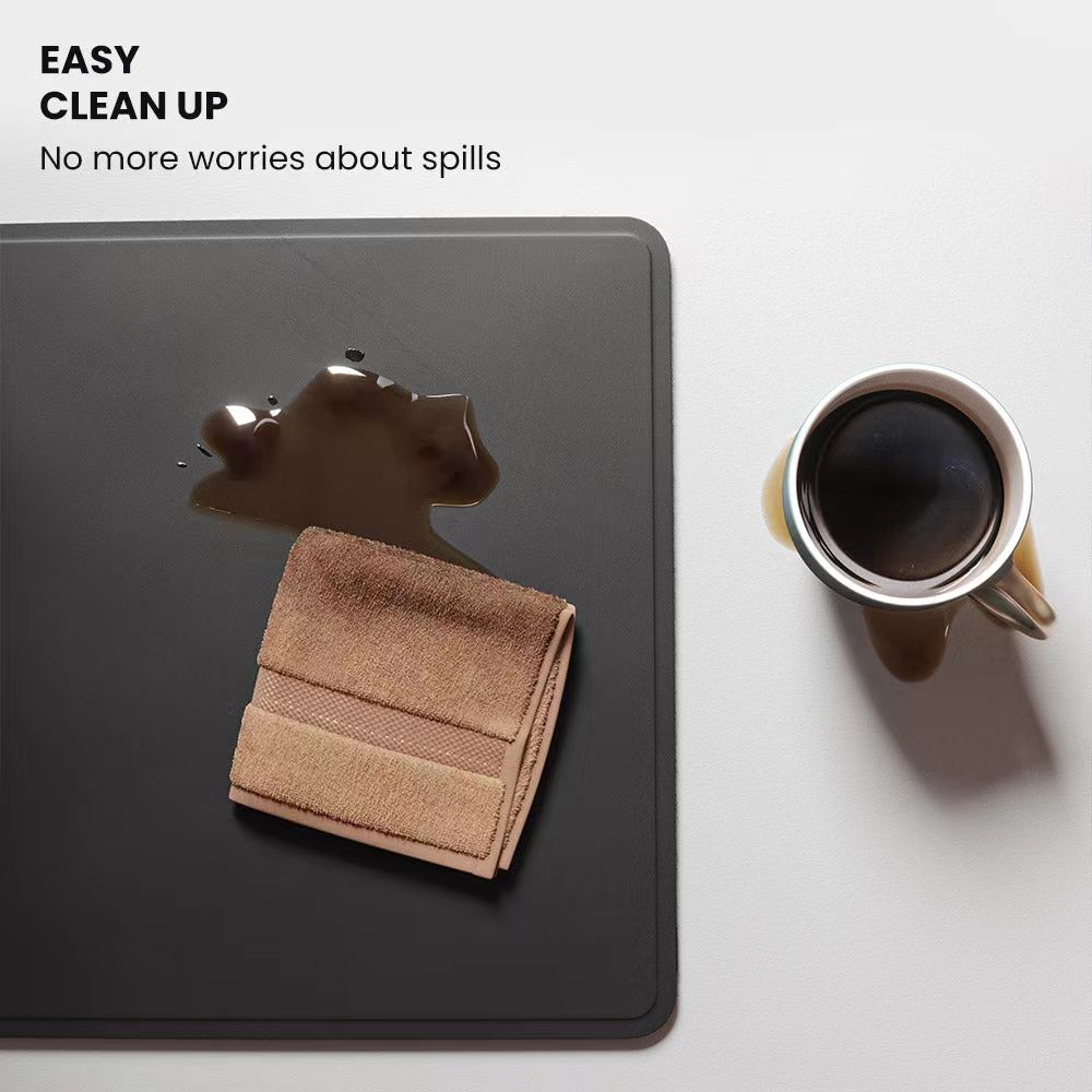 Best Non slip felt leather Wireless charging desk mat magnetic ...